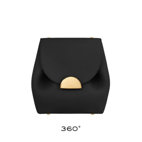 Polene | Bags | Polene Numero Un Mini Black Textured New With Box And ...